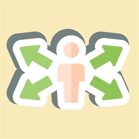 Premium Vector Sticker Opportunity Related To Choice Symbol Simple