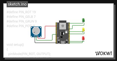 Ampel Wokwi Esp32 Stm32 Arduino Simulator