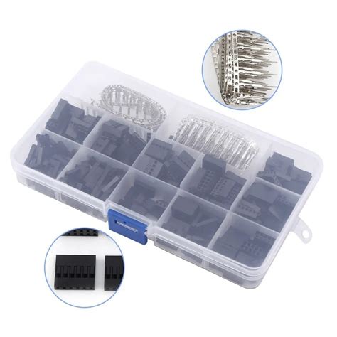 420pcs Male Crimp Pins Female Pin Connectors Pitch 2 54mm Terminals Set Wire Cable Jumper Pin