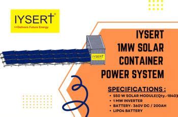 1 Mw Solar Container Power System At Rs 150000 In Jaipur Id 7014157