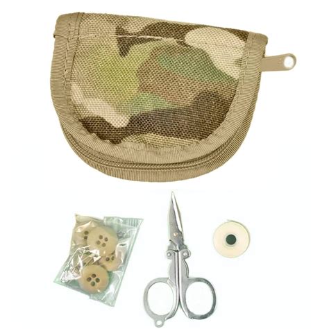 Raine Universal Military Sewing Kit In Ocp Includes Buttons And Thread