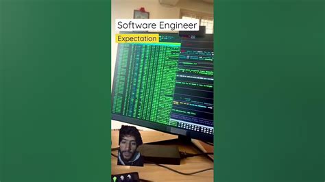 Expectations Vs Reality 😞 Coding Softwareengineer Softwaredeveloper
