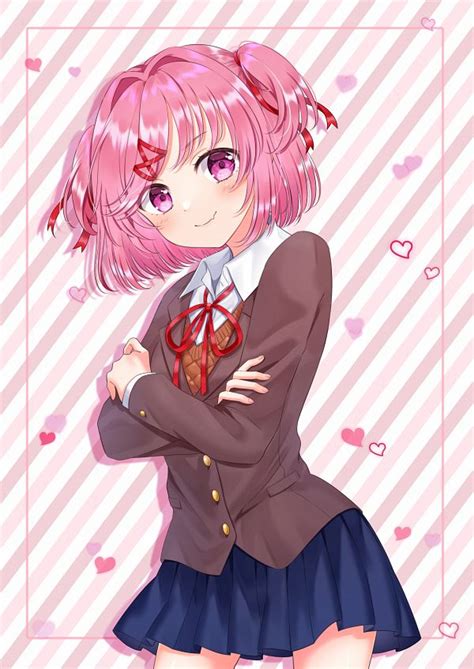 Natsuki Doki Doki Literature Club Image By Ruibosu 3895839