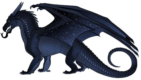 Wings Of Fire Nightwing Oc Мифические существа Рисунки драконов