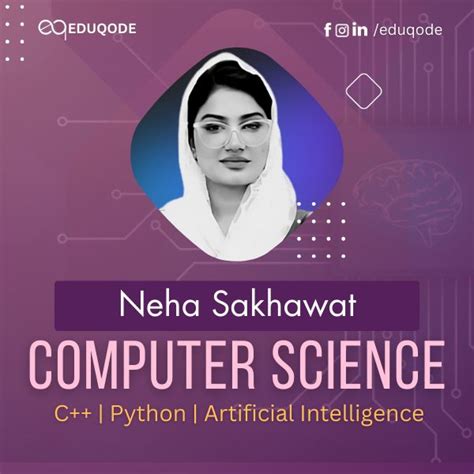 neha s on linkedin eduqode computerscience ai python programming
