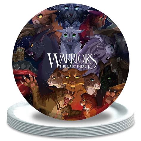 Warriors Cats Tableware Plates Party Supplies Birthday Decorations