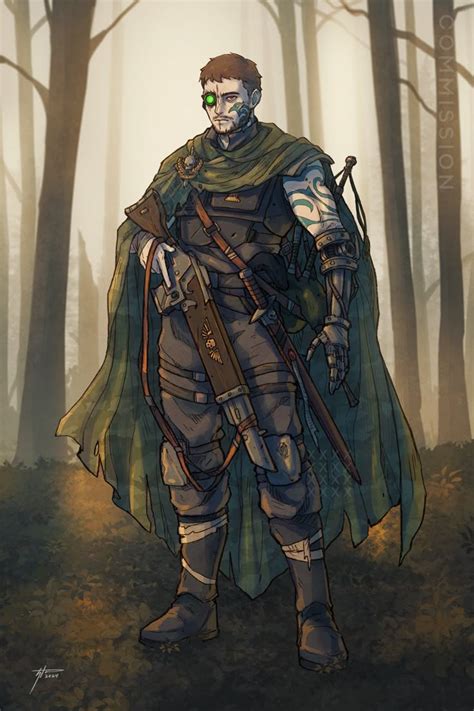 Steampunk Ranger Horizon Walker Ranger Dnd Warforged Ranger