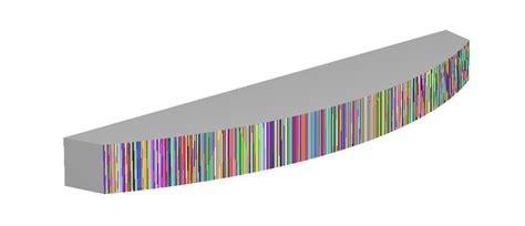 Javascript Three Js How To Map A Texture Over Multiple Faces Onto A Curved Custom Geometry