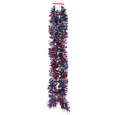 Multicoloured Tinsel 2m
