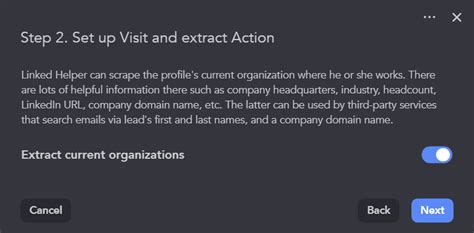 Export Profile Information Linked Helper