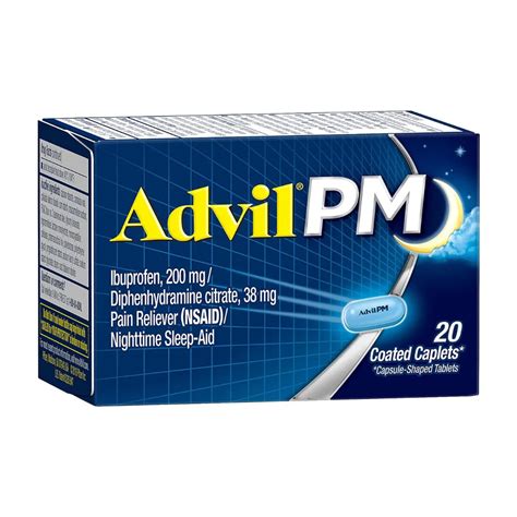 Advil Pm Caplets 20ct Adyah Wholesale