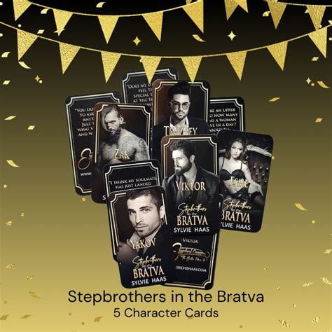 Stepbrothers In The Bratva Character Cards Sylvie Haas
