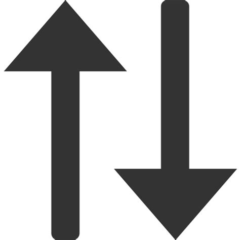 Arrows Descending Down Lift Sort Sorting Up Icon Download On