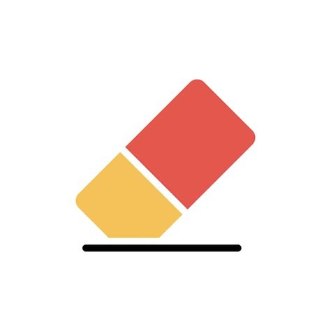 Premium Vector Eraser Icon Trendy Vector Template