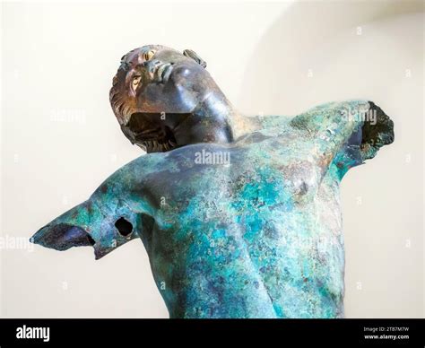 The Bronze Statue Of The Dancing Satyr In The Dancing Satyr Museum Of