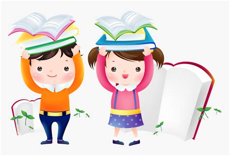 Adorable Schoolgirl Cartoon Illustration Free Png Download 3223387