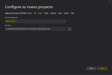 ASP NET Core Crear Web API Con C Y EF