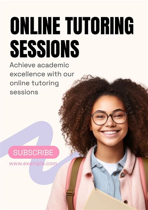 Online tutoring sessions poster template | Free Photo - rawpixel
