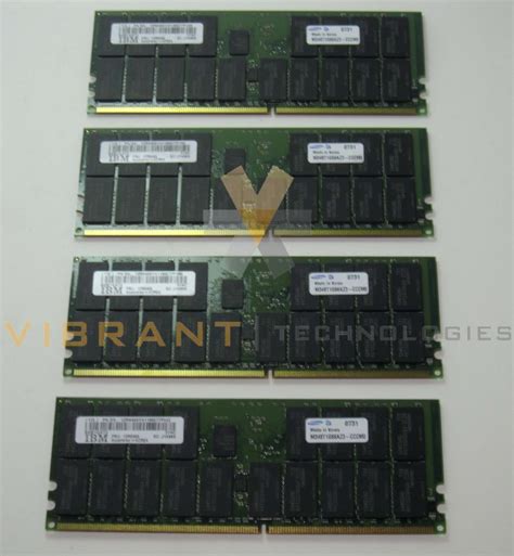IBM GB X GB Pin MHz DDR SDRAM Mem Kit C