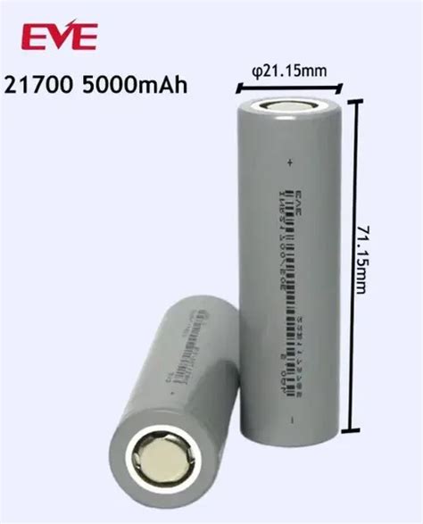 Аккумулятор 21700 Li Ion Eve 21700 50e 5000mah 15a Id2508017595