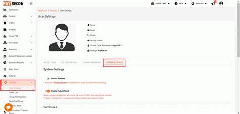 How To Setup System Settings