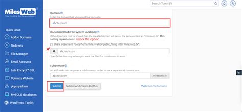 How To Create A Subdomain Through Cpanel