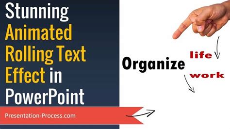 Stunning Animated Rolling Text Effect Powerpoint Animation Tutorial Powerpoint Animation