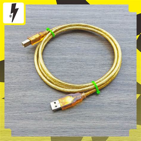 Jual Kabel Data Printer Usb Type A Male To B Male 50cm Shopee Indonesia