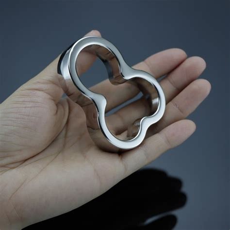 Metal Cock Ring Scrotum Ball Ring Penis Lock Ring Male Ball Scrotum Stretcher Ebay