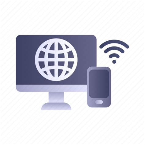 Computer Internet Smartphone Web Wifi Icon Download On Iconfinder