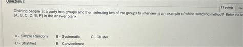 Answered 11 Points Save Dividing People At A Party Into Groups And