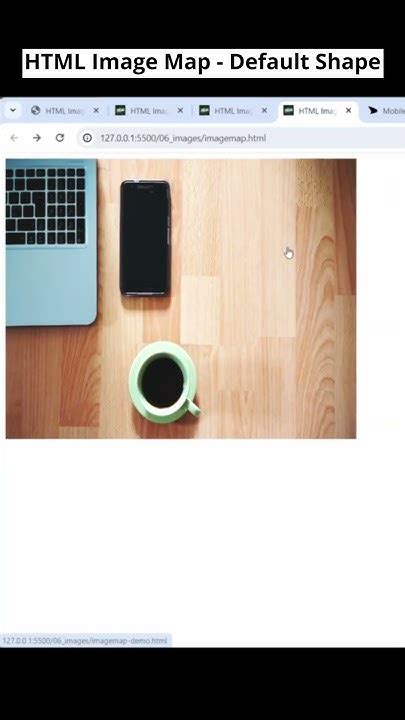 Html Image Map Understanding Default Shape Htmlintroduction Codewithmayur Youtube
