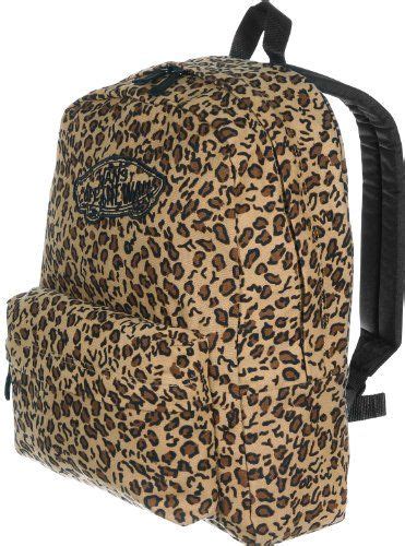 Stylish Vans Leopard Print Backpack