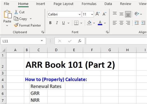 ☁ Arr Book 101 Nrr Grr And Renewal Rates