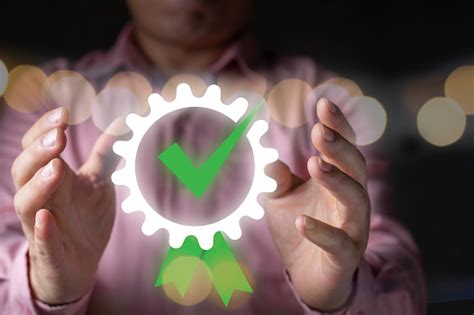 Iso 인증서 아이콘 수상 및 인증서 조직의 표준 품질 문서 관리 산업 관리 제품 국제 시스템 개념 텍스트 복사 공간을 보유한 사업가 경영자에 대한 스톡 사진 및 기타