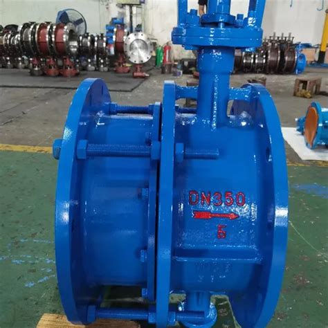 Flanged End Nbr Lined Industrial Control Double Eccentric Flange Butterfly Valve Control Valve