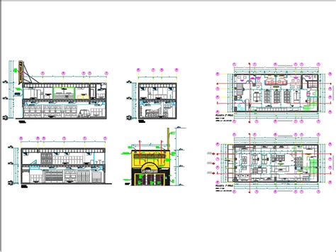Tienda Comercial En Autocad Descargar Cad 57518 Kb Bibliocad