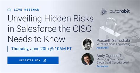 Webinar On Data Security In Salesforce Autorabit Posted On The Topic Linkedin