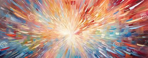 Burst Of Abstract Colors Radiating From A Central Point Evoking A Sense Of Joy And Exuberance