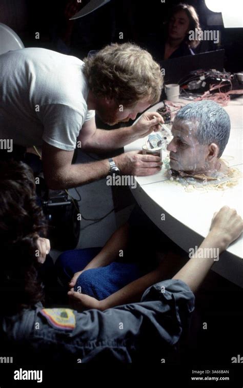 Aug 04 1979 London Uk Ian Holm Gets Touched Up In Between Scenes Of