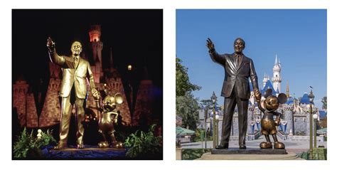 Iconic Partners Statue Restored At Disneyland