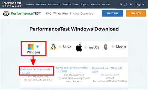 Windows Version PassMark PerformanceTest Ver Review Thoroughly Benchmarks Five Items CPU