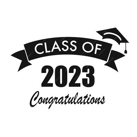 Premium Vector Class Of 2021 With Graduation Cap Flat Simple Design