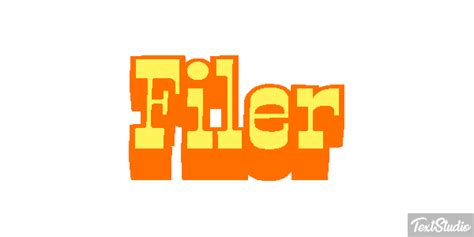 Filer Word Animated  Logo Designs
