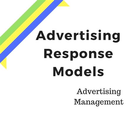Advertising Response Models Of Advertising Response Bbamantra