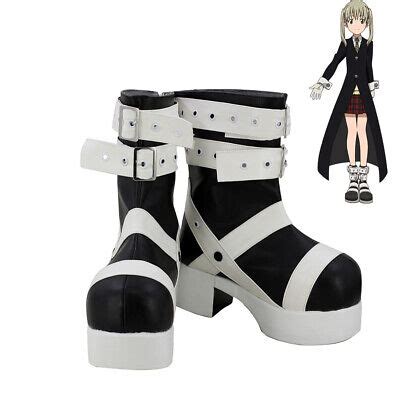 Soul Eater Maka Albarn Black Cosplay Shoes Women Boots Ver 2 Ebay