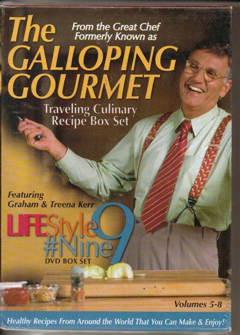 The Galloping Gourmet Traveling Culinary Recipe Box Set Featuring
