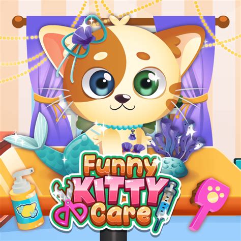 Funny Kitty Care เล่นออนไลน์ฟรี Poki
