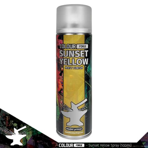 Colour Forge Spray Sunset Yellow 500ml Colourforge Na