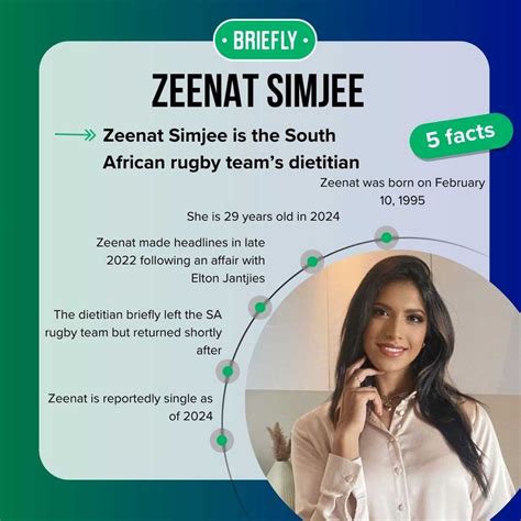 Meet Zeenat Simjee The Springboks Dietitian Who Went Viral Za